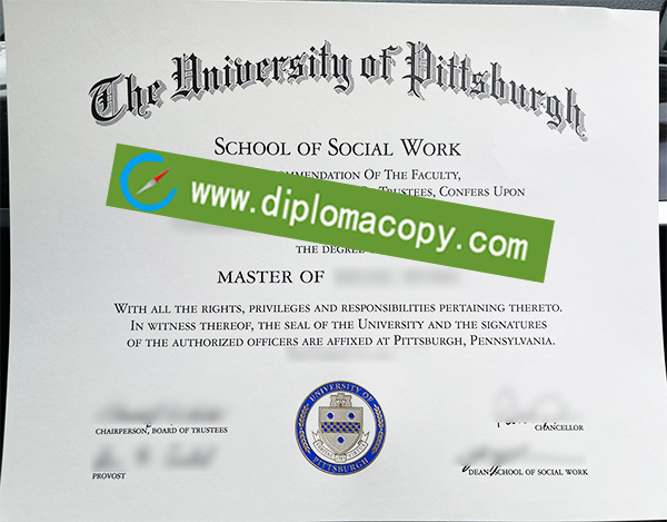 Custom Cheaper University of Pittsburgh Diploma - Buy Fake Diplomas ...